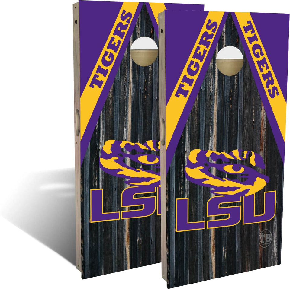 LSU Cornhole Set – TossBossUSA